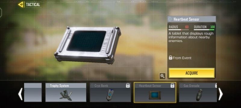 How to get a Heartbeat Sensor in COD Mobile Season 4