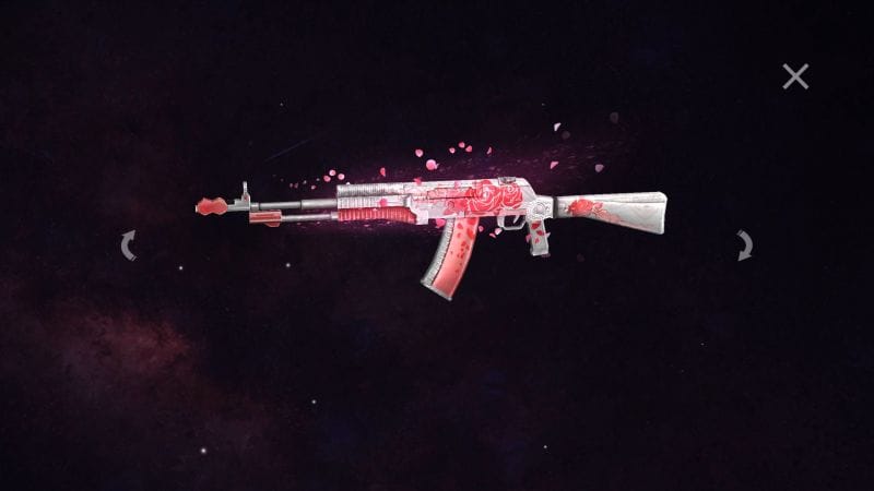 How to get AN94 Ruby Bride skin from Weapon Royale in Free Fire