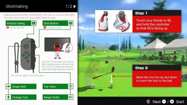 How the controls work in Mario Golf: Super Rush