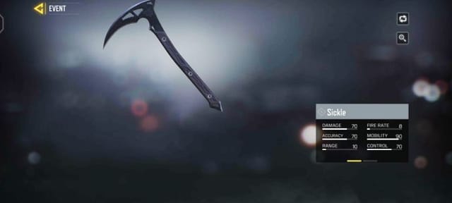 How to get Sickle, the new melee weapon, in COD Mobile