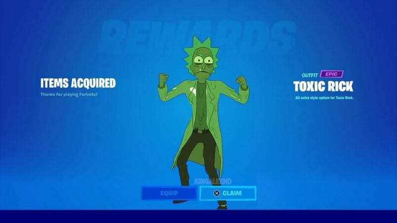 How to get the Toxic Rick skin in Fortnite Season 7