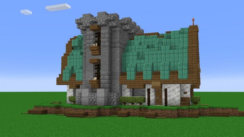 5 best house roof ideas for Minecraft 1.17 Caves & Cliffs update