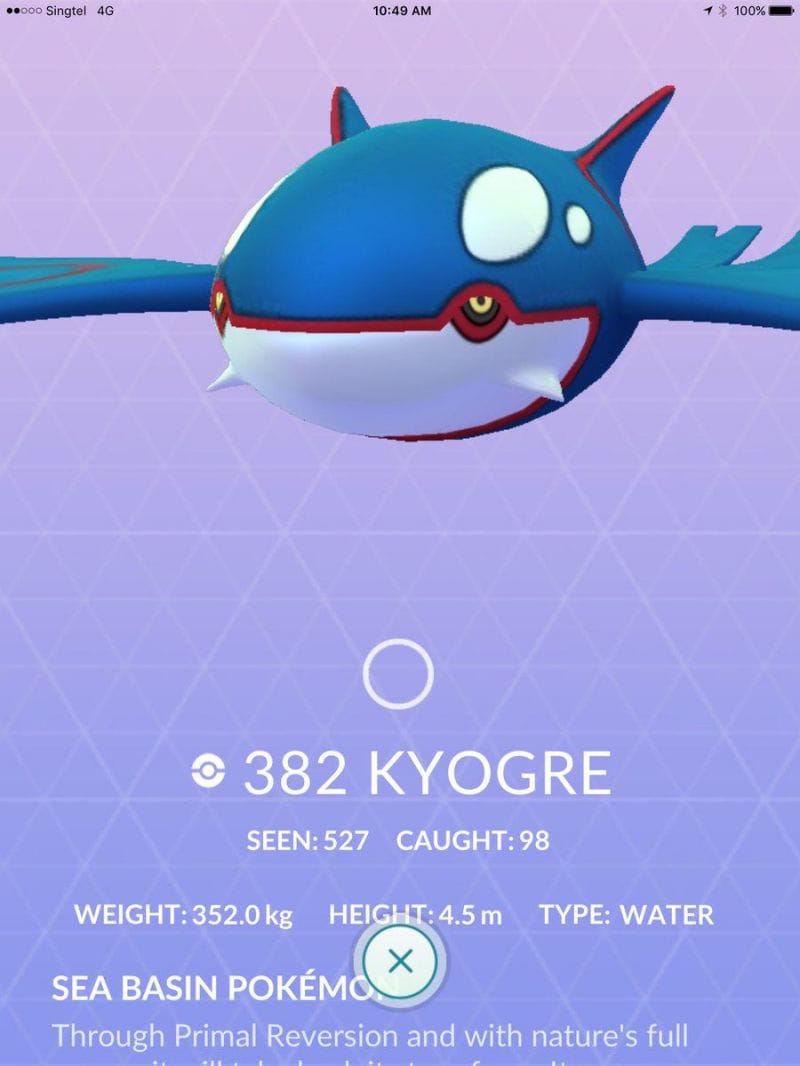 Kyogre Pokémon: How to catch, Moves, Pokedex & More