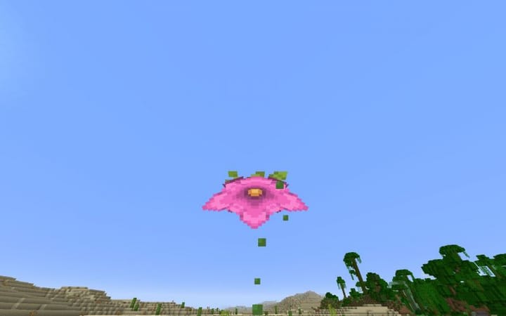What do spore blossoms do in Minecraft?