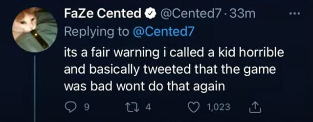 Epic Games sternly warns Fortnite pro 'FaZe Cented' for being toxic