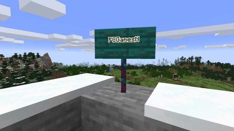 How to make glowing signs in Minecraft
