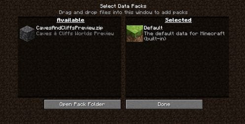 How to download Minecraft 1.18 Caves & Cliffs update Prototype data ...