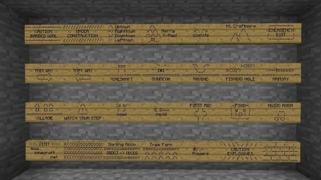 Signs in Minecraft: Everything players need to know