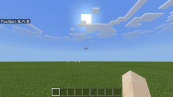 How to measure distance easily in Minecraft