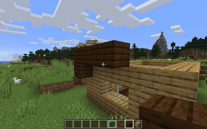 How to build curved roofs in Minecraft