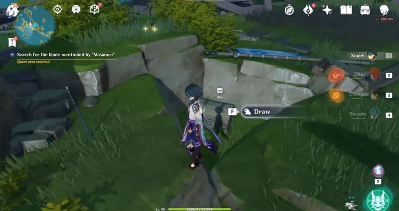 Genshin Impact Guide: How to find Masanori, the nameless samurai's blade