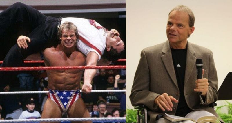 How did Lex Luger get paralyzed?