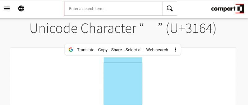 How to use Unicode 3164 character in Free Fire to get invisible nicknames