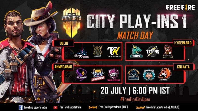 Free Fire City Open Play-Ins: Qualified teams, schedule, and prize pool ...