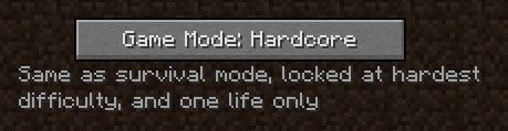List of game modes available in Minecraft Pocket Edition (Bedrock)