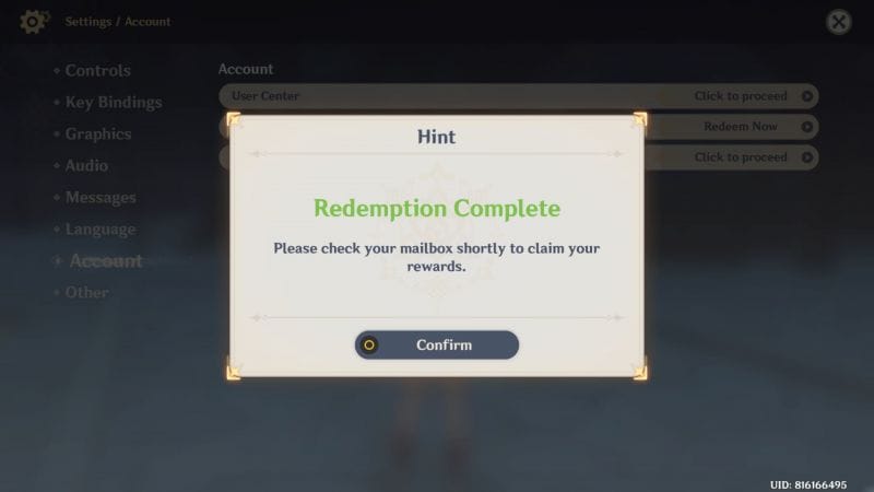Genshin Impact Redeem codes for beginners: How to use, one-time usable redemption codes, and more