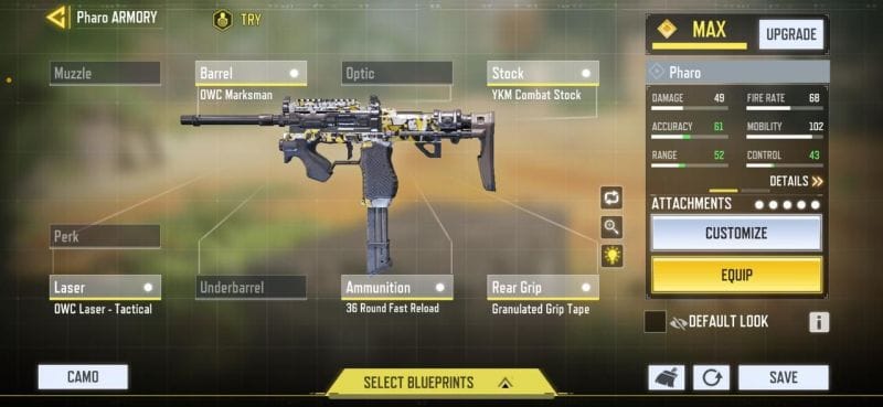 Best Pharo Loadout for COD Mobile Season 5