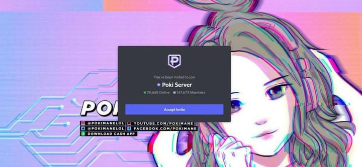 How to join the Pokimane Discord server