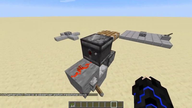 How to activate a piston in Minecraft