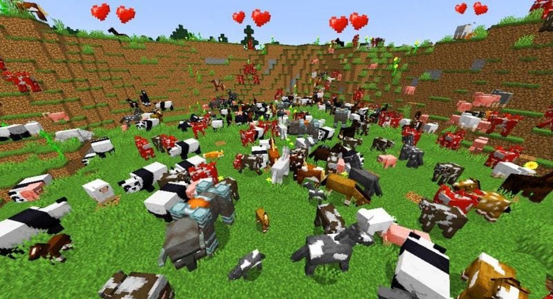 How to selectively breed animals in the Minecraft Bedrock Edition