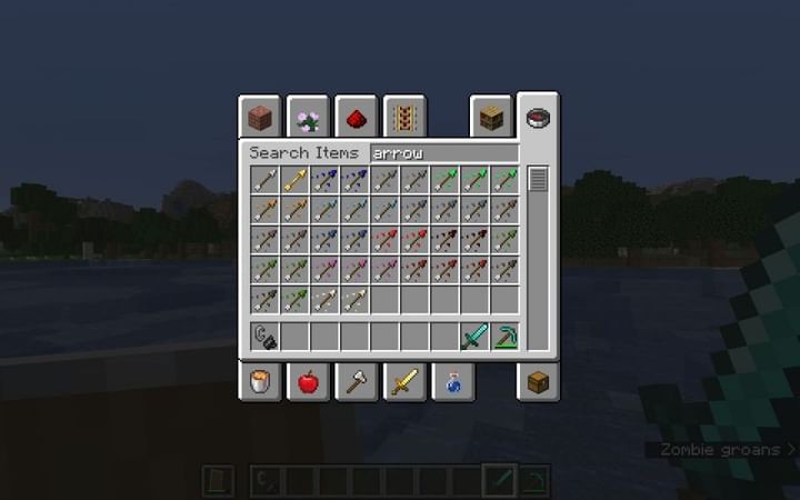 How to make tipped arrows in Minecraft