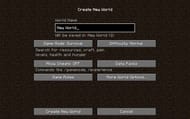 How to create a Minecraft world easily