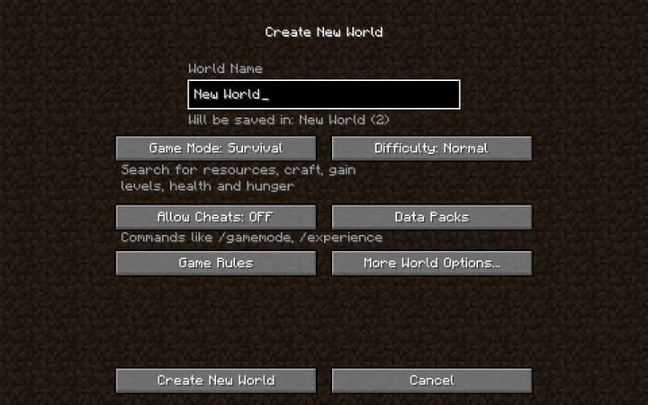 How to create a Minecraft world easily