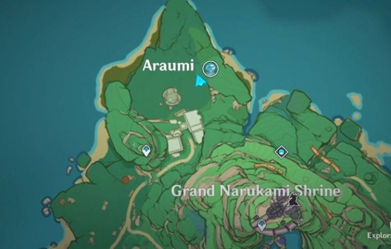 All 4 old stone slate locations in Genshin Impact
