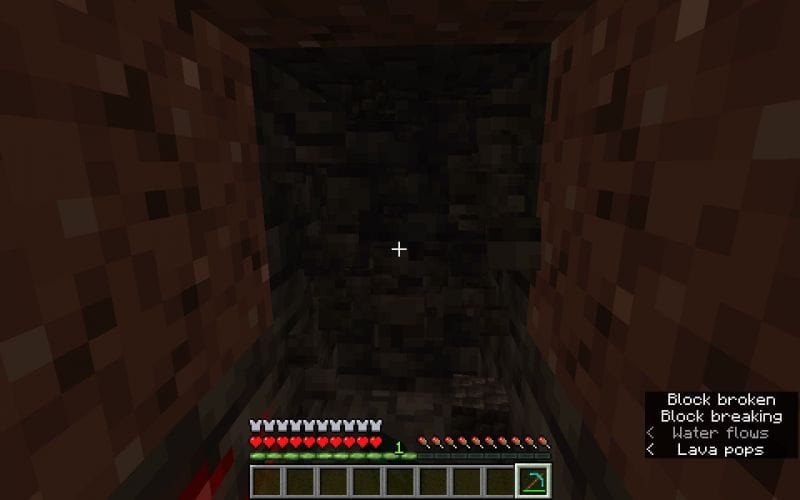How to find a lava pool in Minecraft