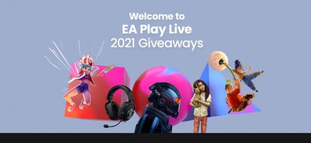 How to participate in EA Play Live 2021 Giveaway and win games