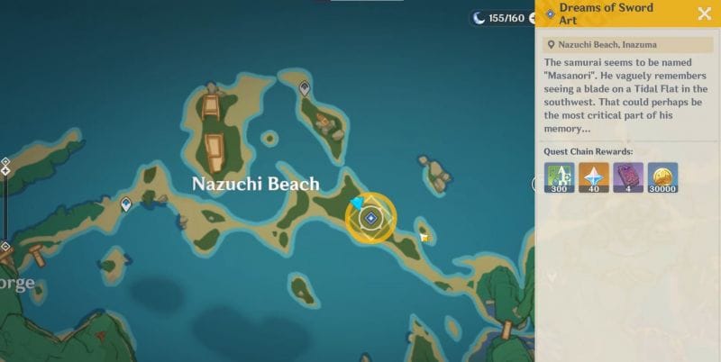 Genshin Impact Guide: How to find Masanori, the nameless samurai's blade