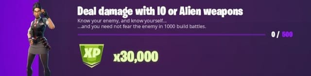 Where to find and deal damage with IO or Alien weapons in Fortnite ...