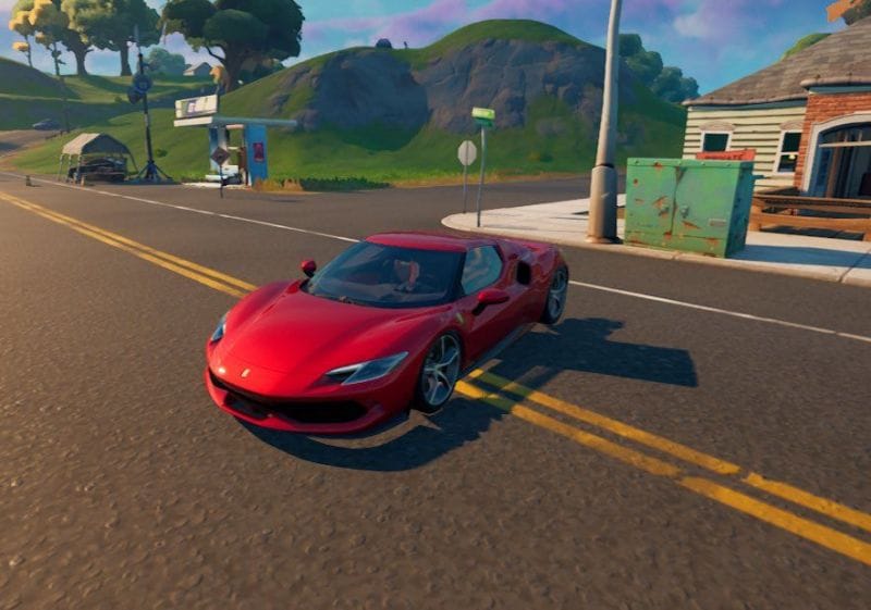 How and where to reach top speed in a Ferrari 296 GTB in Fortnite Season 7