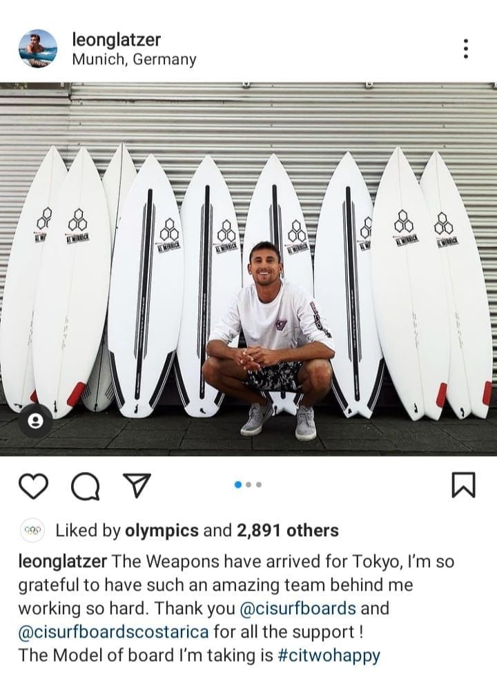 Meet Leon Glatzer, the first German surfer to qualify for the Olympics