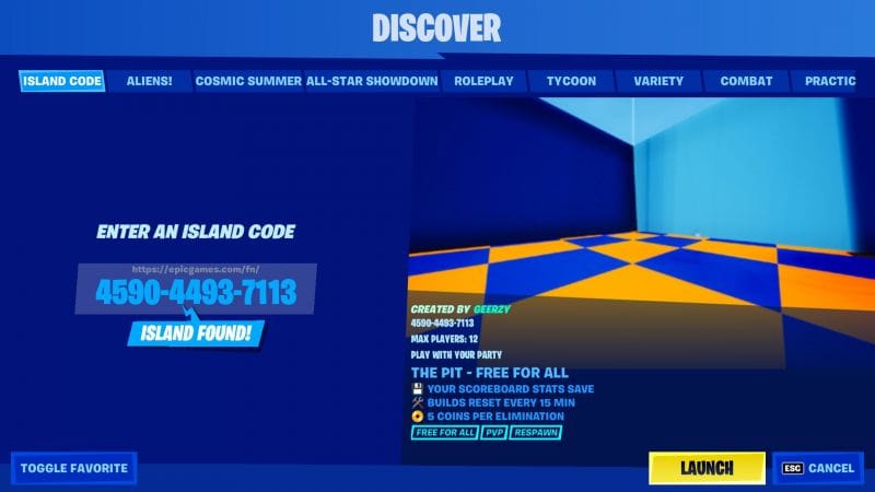 The Pit Fortnite: Map code, all challenges, and rewards