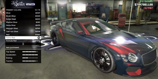 Top 5 best pearlescent colors to use on your car in GTA Online