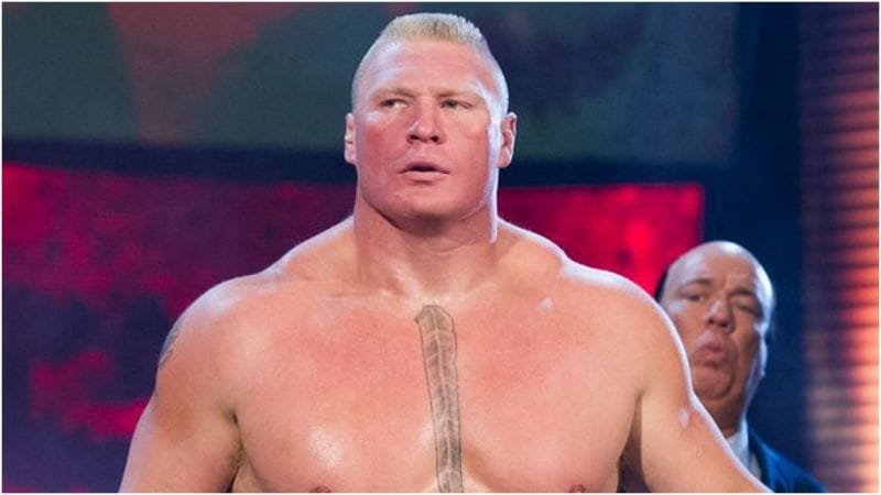 Photo: Brock Lesnar looks almost unrecognizable in a new ponytail look