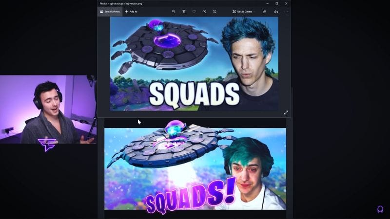 Fortnite: Ninja gets a photoshop lesson from FaZe Flea over poor ...