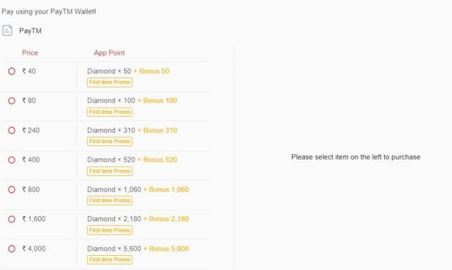 Free Fire double diamond top up offer for Indian region: Website link ...