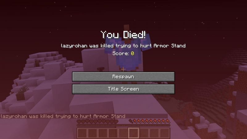 Top 5 rarest deaths in Minecraft