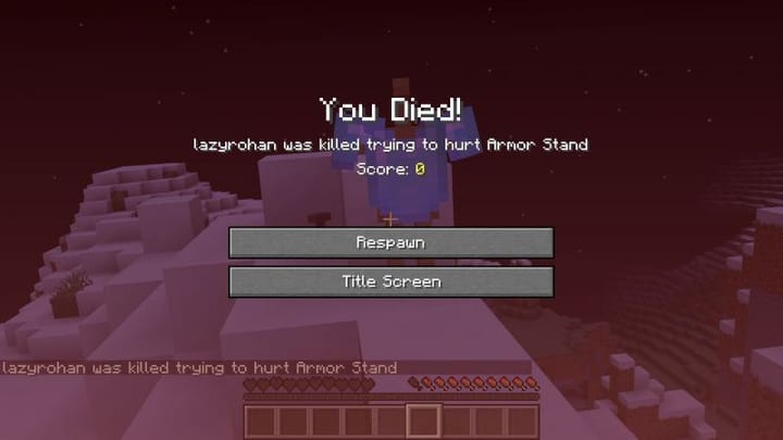 Top 5 rarest deaths in Minecraft