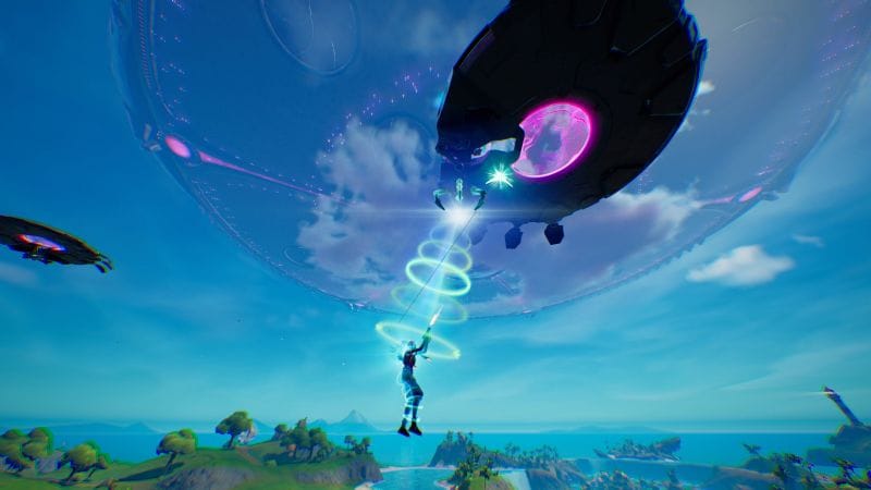 Where to deal damage to saucers piloted by opponents in Fortnite (Week ...