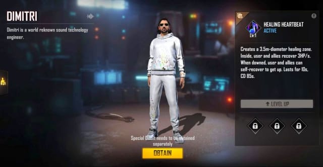 How to get free Dimitri character in Free Fire today