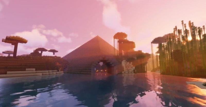 Minecraft Redditor creates a timelapse for an amazing build