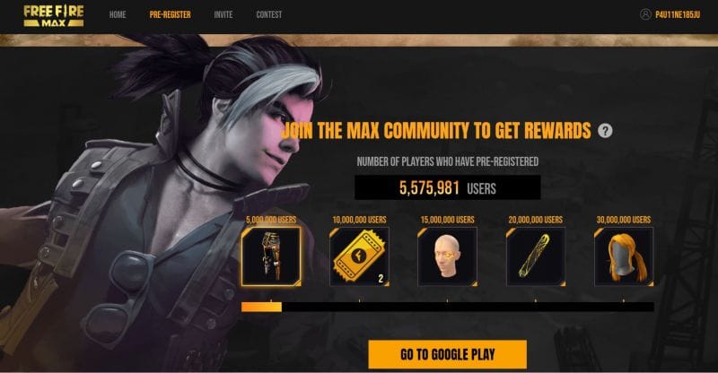 Step-by-step guide to pre-register for Garena Free Fire Max in Android ...