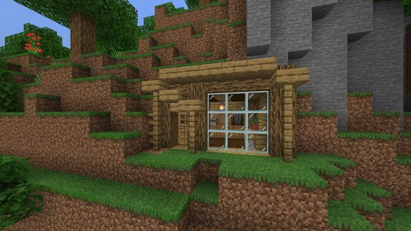 How to make a starter house in Minecraft