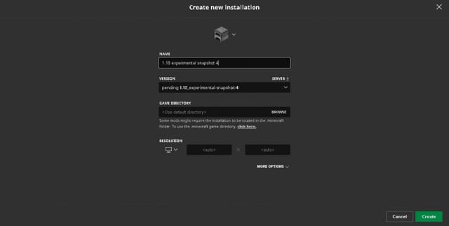 Download Minecraft 1.18 Experimental Snapshot 4