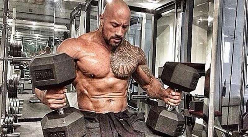 What does The Rock's Workout Routine consist of?