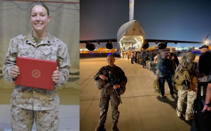 Who was Nicole Gee? 23-year-old Marine's last text home before Kabul ...