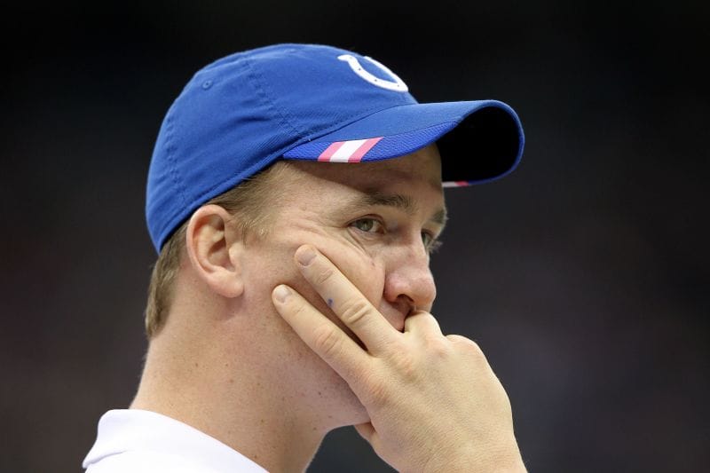Peyton Manning explains the reason behind the massive red mark on his ...